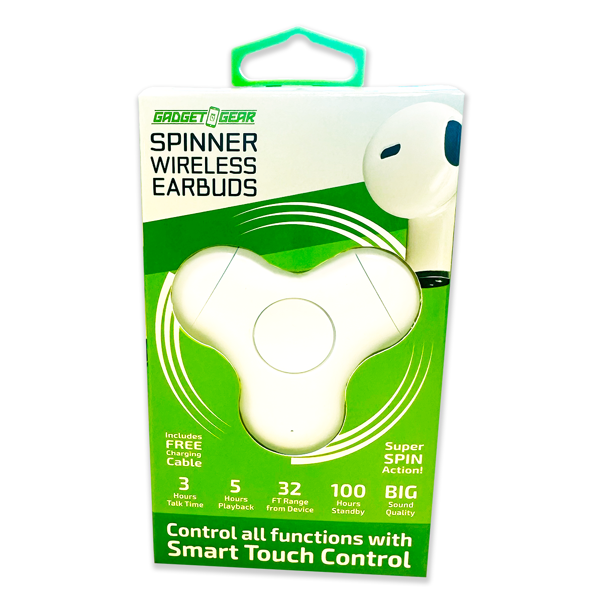 Wireless Earbuds with Fidget Spinner Case - 6 Pieces Per Retail Ready ...