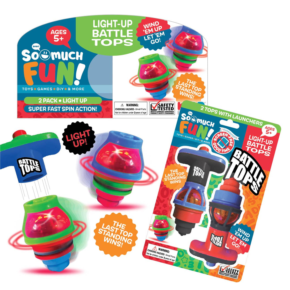 2 Pack Light Up Battle Tops – Kipp Brothers
