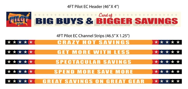 ITEM NUMBER 975850 - 4FT SIGNAGE SET – Kipp Brothers