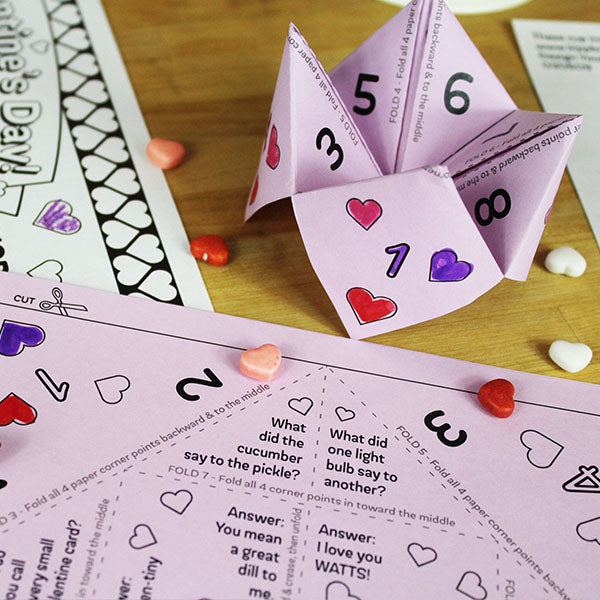 Valentine Fortune Teller Printable