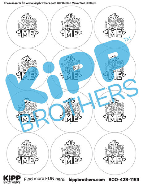 buttons coloring pages