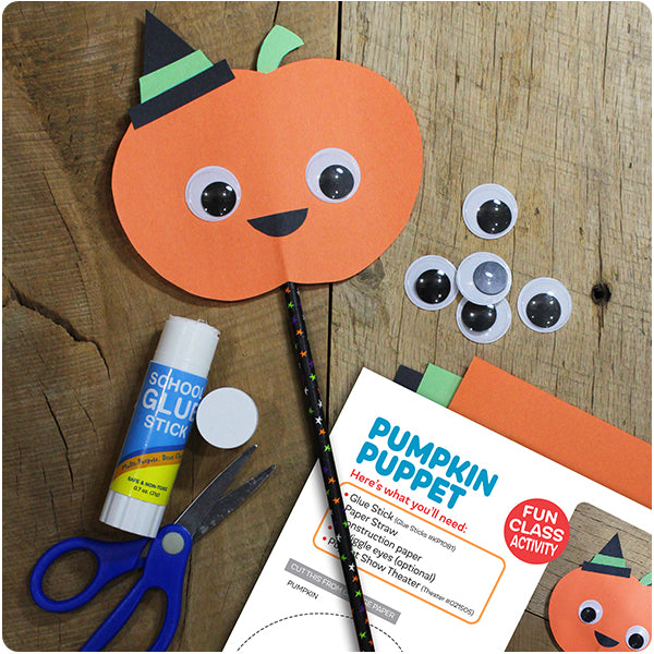 Pumpkin Puppet Craft Downloadable Template – Kipp Brothers